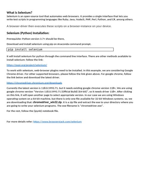 Selenium Guide Pdf