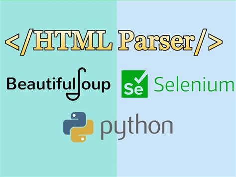 A Custom Selenium And Beautifulsoup Parser Upwork