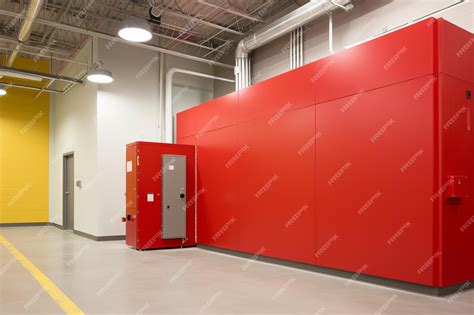 Contemporary Minimalism In Data Center Architecture Premium Ai Generated Image