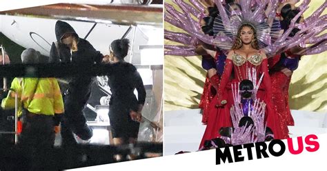 Beyoncé And Jay Z Land In La On Private Jet Following Show In Dubai