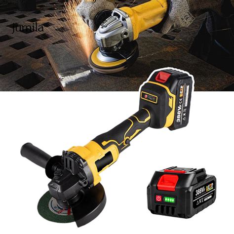 Ju Angle Grinder With Ergonomic Handle Variable Speed Angle Grinder