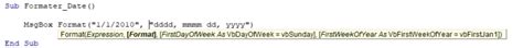 Format De Date En Vba Automate Excel