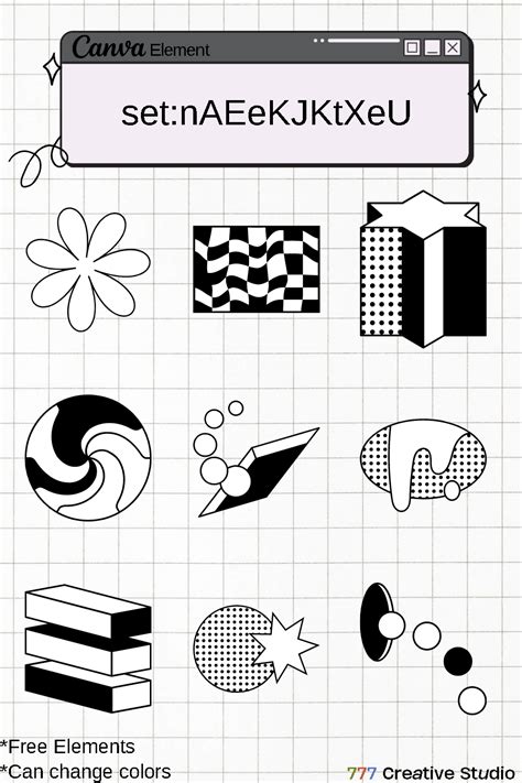 The Best Canva Elements For Stunning Graphic Designs Graphic Shapes