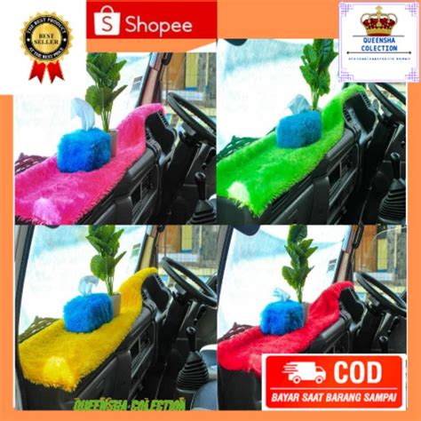 Car Dashboard Mat Car Accessories Size 150x50cm Soft Rasfur Fleece