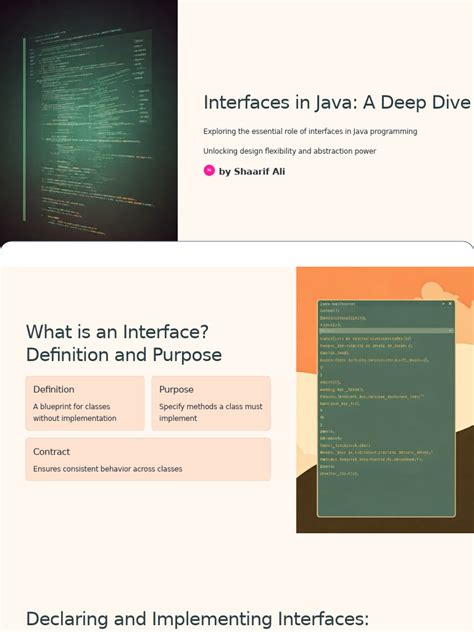 Interfaces In Java A Deep Dive Sharif Pdf