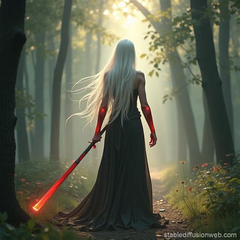 Drow Monk With Ghostly Hand Stable Diffusion Online