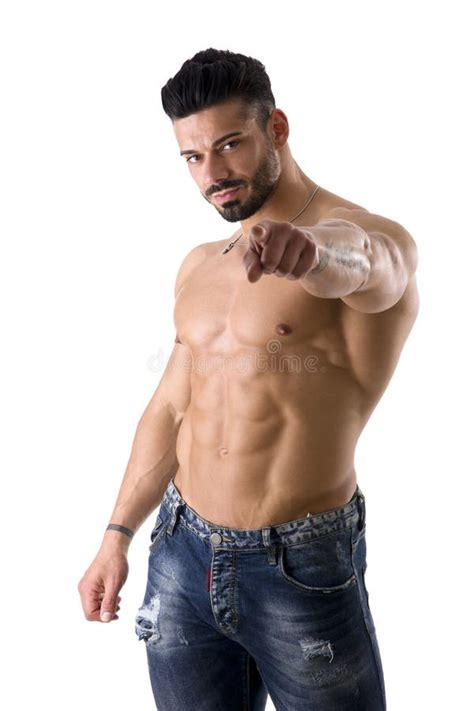 Confident Man Pointing At The Camera Stock Photo Image Of Handsome Exercise