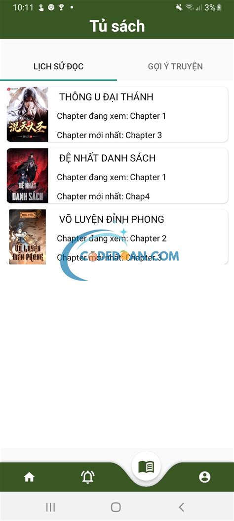 App đọc truyện tranh Android Studio có báo cáo sqlite Sàn giao dịch source code chia sẻ mã