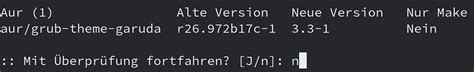 Do Not Update Grub Theme Garuda To 3 3 1 Garuda Community Garuda Linux Forum