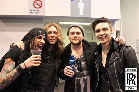 Rockin Ryan And His Photos From Namm 2014 Part 1 Black Veil Brides Andy Rockin Black Veil