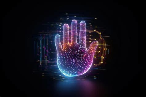 Premium Ai Image Biometrics Identification And Cyber Security Concept