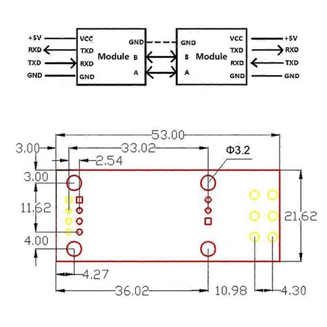 SCM TTL To RS485 Automatic Flow Control Module 485 Serial UART Level