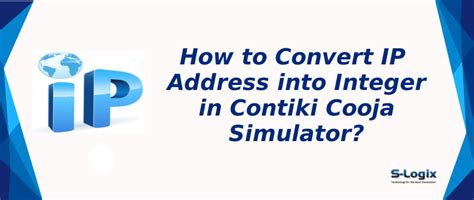 Contiki Cooja Simulator Steps To Convert Ip Address Into Integer S Logix