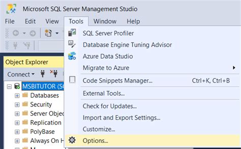 Not Able To Hide Result Window In Ssms