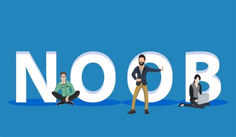 Premium Vector People On Noob For Web Mobile App Presentations