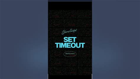 set timeout javascript javascript javascriptforbeginners settimeout shorts shortsyoutube