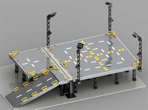 Lego Moc Space Landing Pad With Monorail By Bernd Das Brot