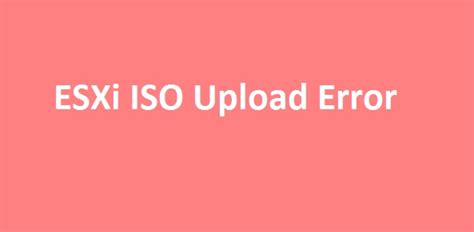 How To Upload Iso Image To Datastore Mastering Vmware