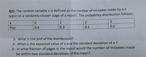 solved q2 the random variable x is defined as the number