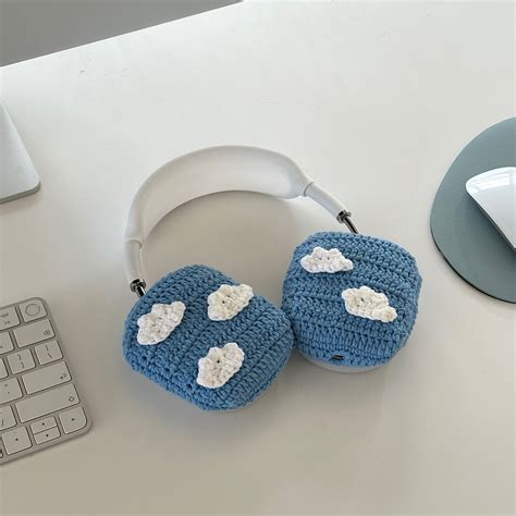 그린띵스 메이드 에어팟맥스 구름 뜨개 케이스 에이블리