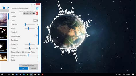 Audio Visualizer Settings For Earth Youtube