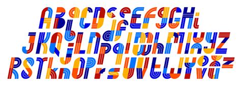 스포츠 게임 글꼴 벡터 복고풍 유행 기하학적 알파벳 문자 세트 건설 산업에 대한 스톡 벡터 아트 및 기타 이미지 건설 산업 기하 도형 긴급 개념 Istock