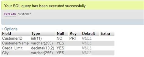 Sql Describe Table Get A Description Of A Table With Example Educba