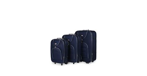 Ormi Sötétkék Puha Falú Bőrönd Szett Bőrönd Szettek Táska Webáruház