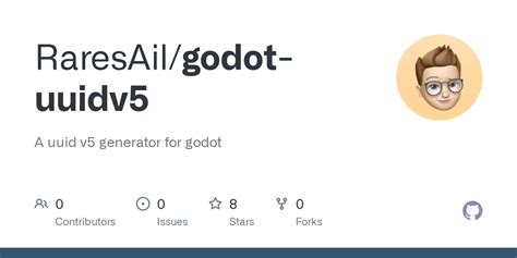 Github Raresailgodot Uuidv5 A Uuid V5 Generator For Godot