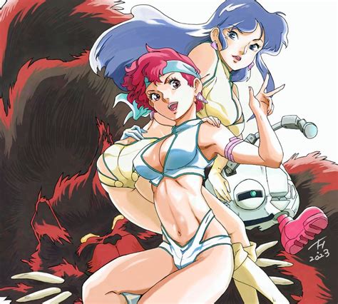 Yuri Kei Mughi And Nanmo Dirty Pair Drawn By Kujiragunsou Danbooru