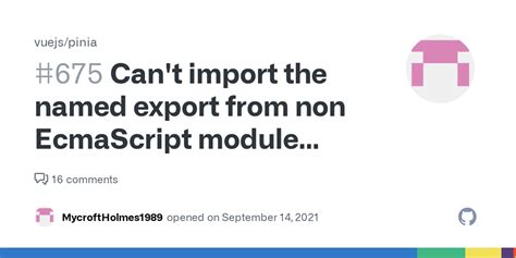 Cant Import The Named Export From Non Ecmascript Module Only Default Export Is Available