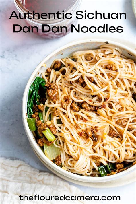 Authentic Sichuan Dan Dan Noodles Easy Asian Recipes Authentic