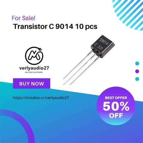 Transistor C 9014 C9014 Contents 10 Pcs Shopee Philippines