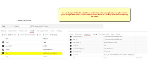 Error While Uploading Document Using Restapi Opentext Forums