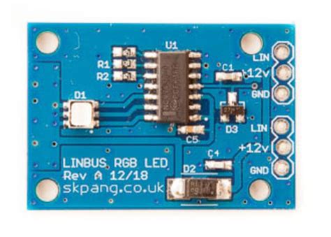 Lin Bus Slave Rgb Led Breakout Board For Embedded Systems