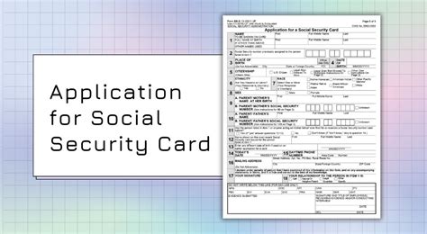 Ss 5 Form ᐉ Printable Ss5 Application Form Social Security Card Free