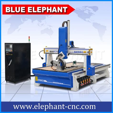 Blue Elephant CNC Axis CNC Router Rotary Spindle CNC Milling Machine For Model Mm Z Axis