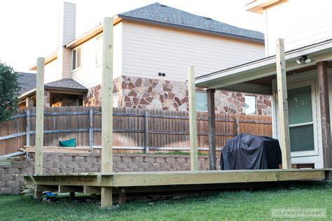 DIY You Can Have A Cool Floating Deck Part Building Strong
