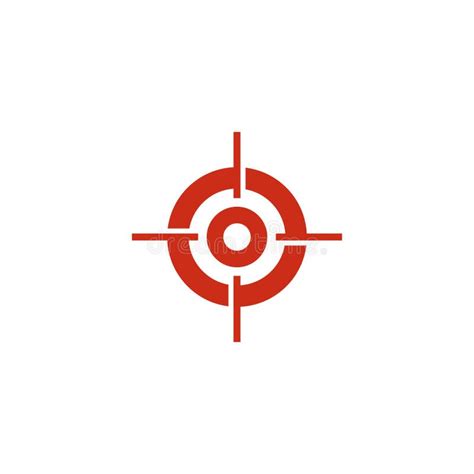 Target Point Icon Logo Design Vector Template Stock Vector Illustration Of Concept Icon