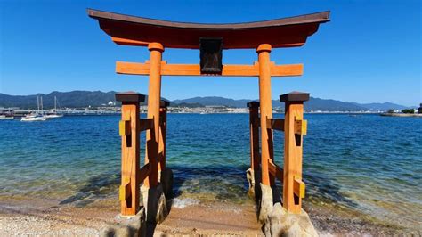 Miyajima Itinerary Famous Floating Torii Gate Construction Finished