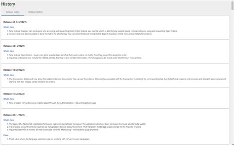 Release Notes Teccom Wiki