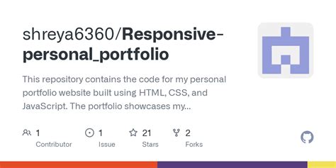 Github Shreya6360responsive Personalportfolio This Repository