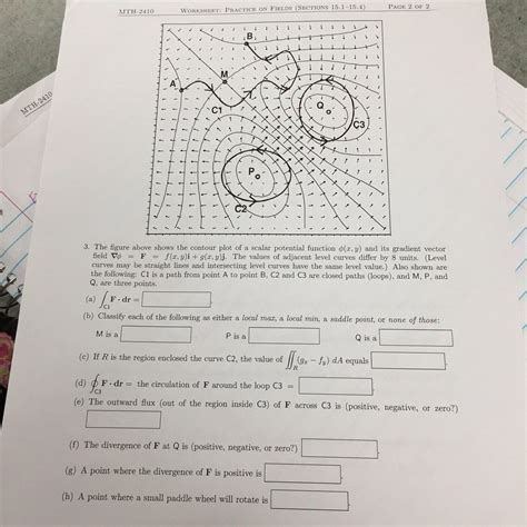 solved the figure above shows the contour plot of a scalar