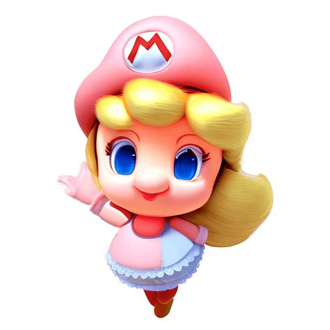 Mario Peach Logo
