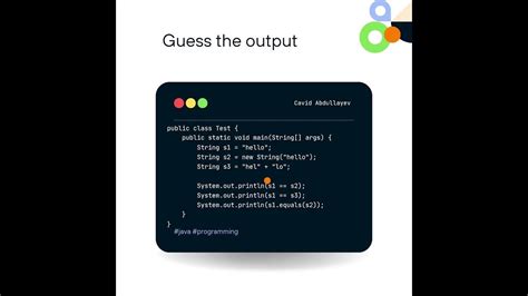 guess the output 5 java coding youtube