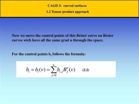 Ppt B é Ziersurfaces Patched Surfaces Transfinite Interpolation Coons Patch Powerpoint