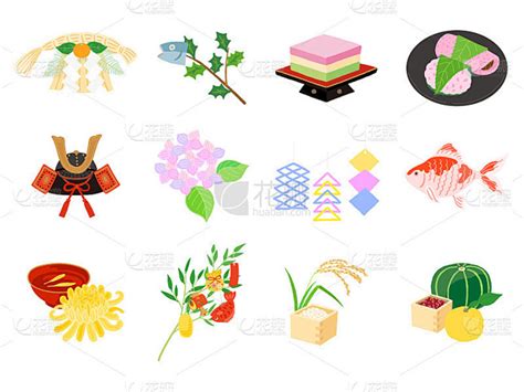 12个月的季节图标设置