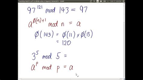 eulers theorem fermats theorem and discrete logarithms css322 l11