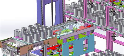 Industrial 3d Model Automatic Loading And Unloading System For Small