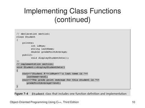 Ppt Object Oriented Programming Using C Third Edition Powerpoint